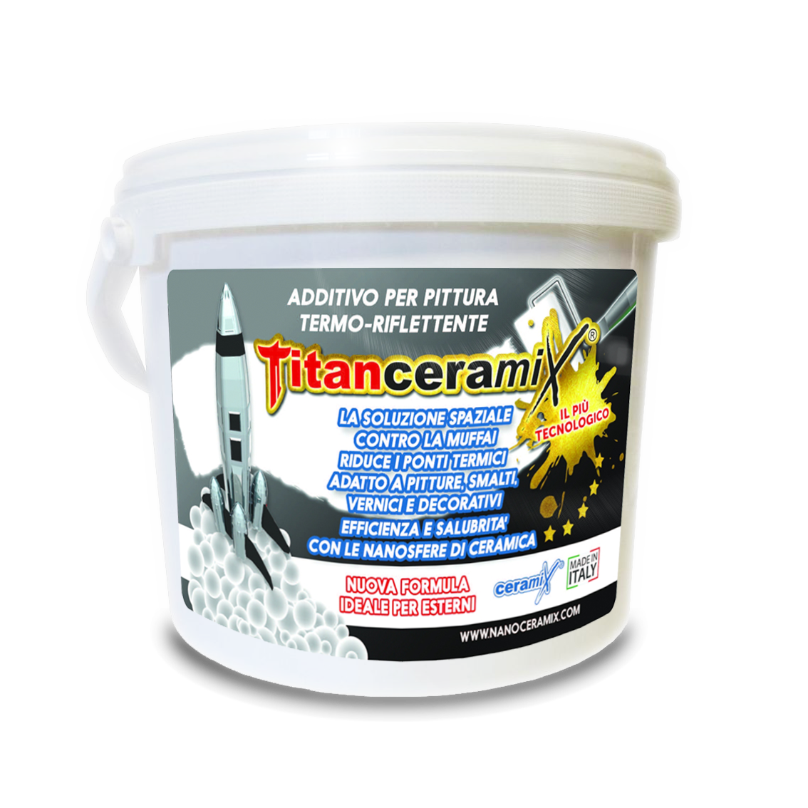 TitanCeramiX – Thermal insulating and photocatalytic additive for wall ...